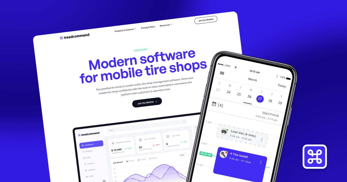Pricing and Features - Tire Shop Software Cost - TreadCommand